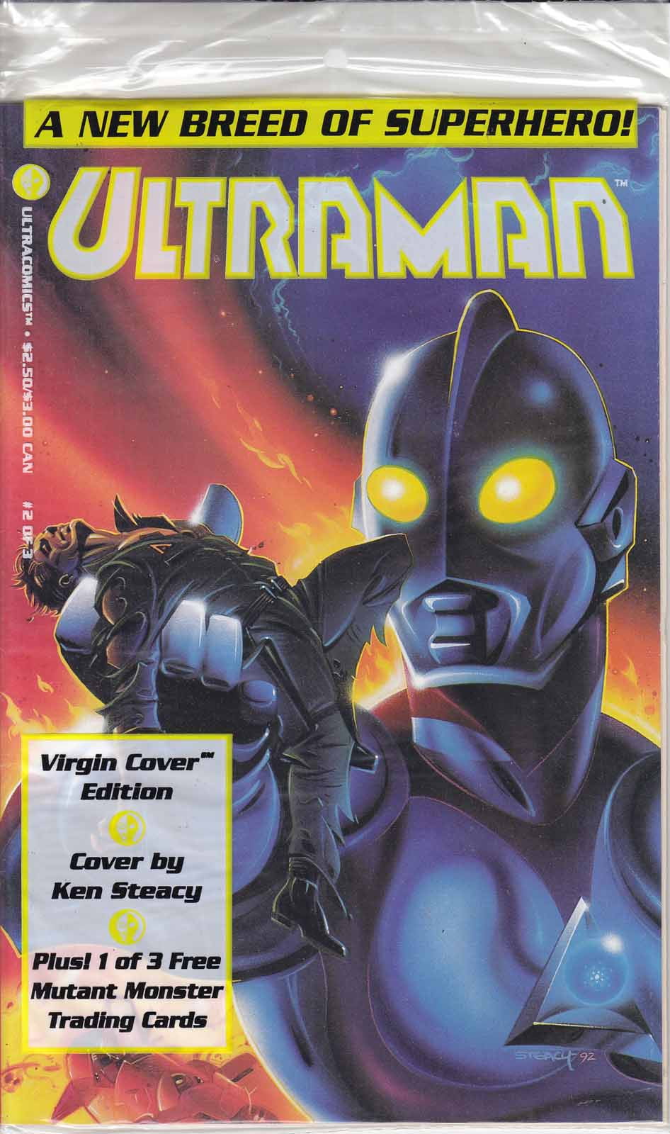 Ultraman (Ultracomics) #2A (with card) VF ; Ultracomics Comic Book ...