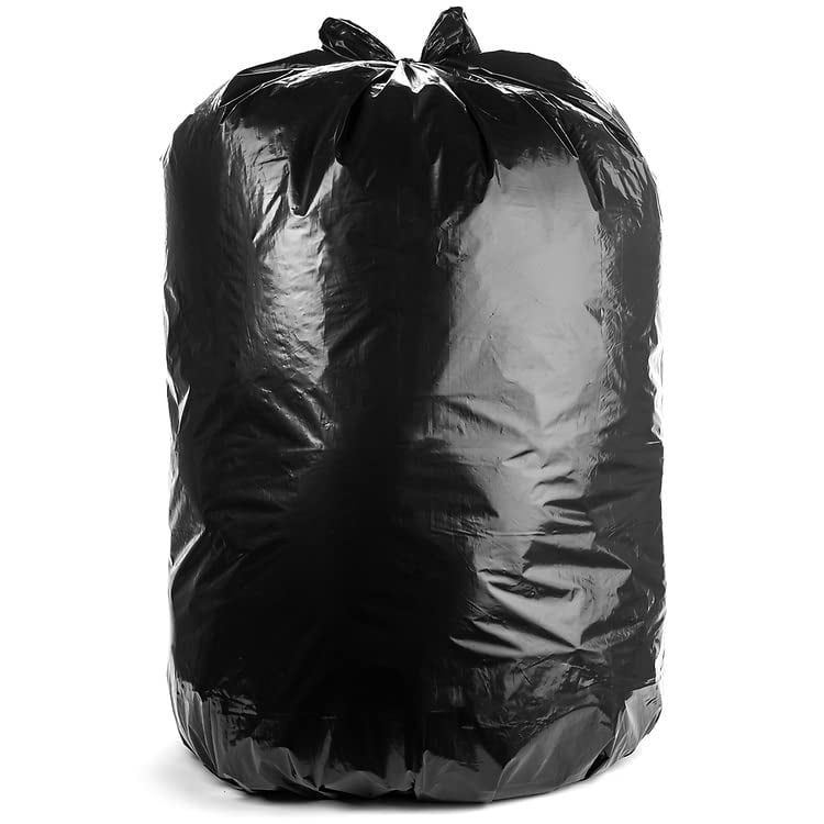 Ultrasac 55-60 Gallon 6.0 MIL Black Heavy Duty Trash Bags - 39" x 58 ...