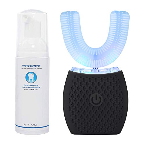 Ultrasonic Automatic Toothbrush, Auto Toothbrush for Adult, 360° Sonic ...