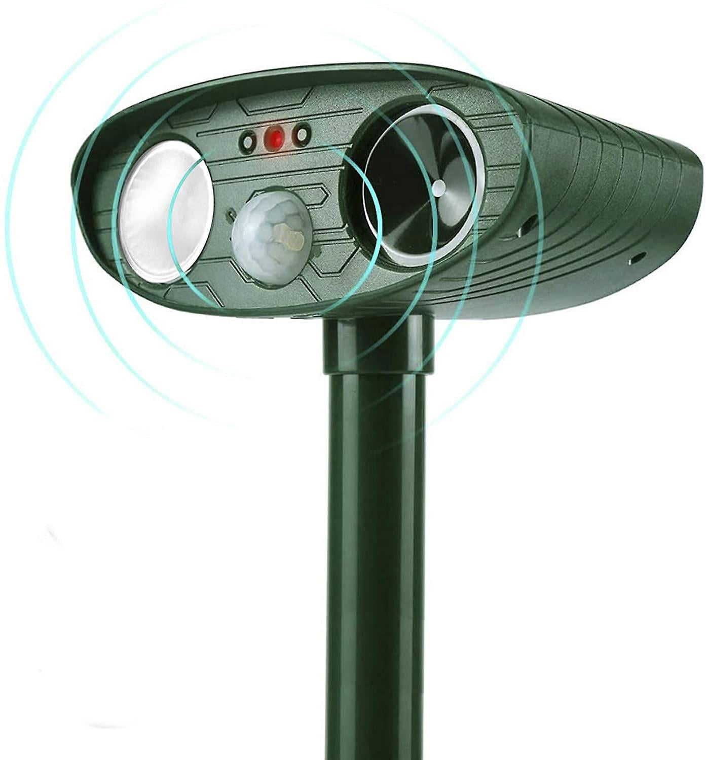 Ultrasonic Cat Repeller, Outdoor Waterproof Solar Repeller, Animal ...