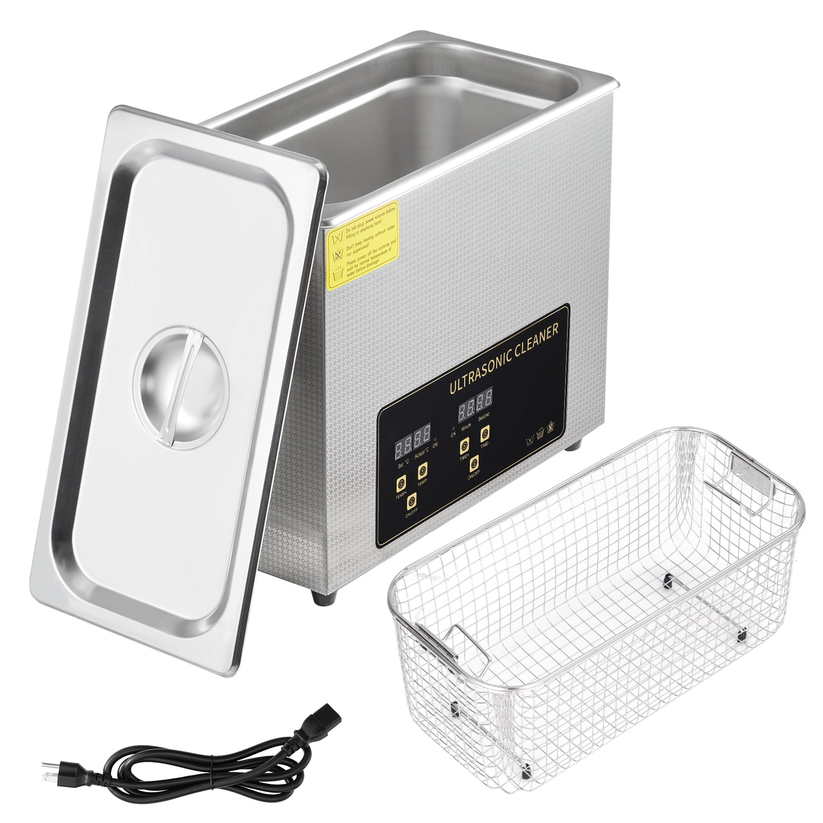 Ultrasonic Cleaner 6L, Ultrasonic Parts Cleaner with Digital Timer and ...