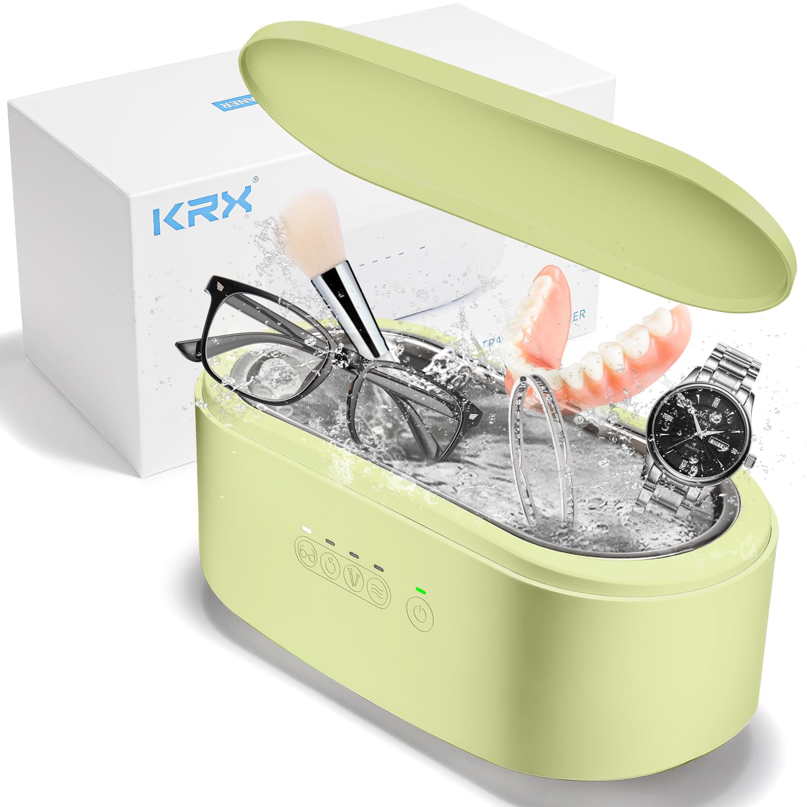 Ultrasonic Cleaner for Dentures, MMF7 KRX Professional Ultrasonic ...