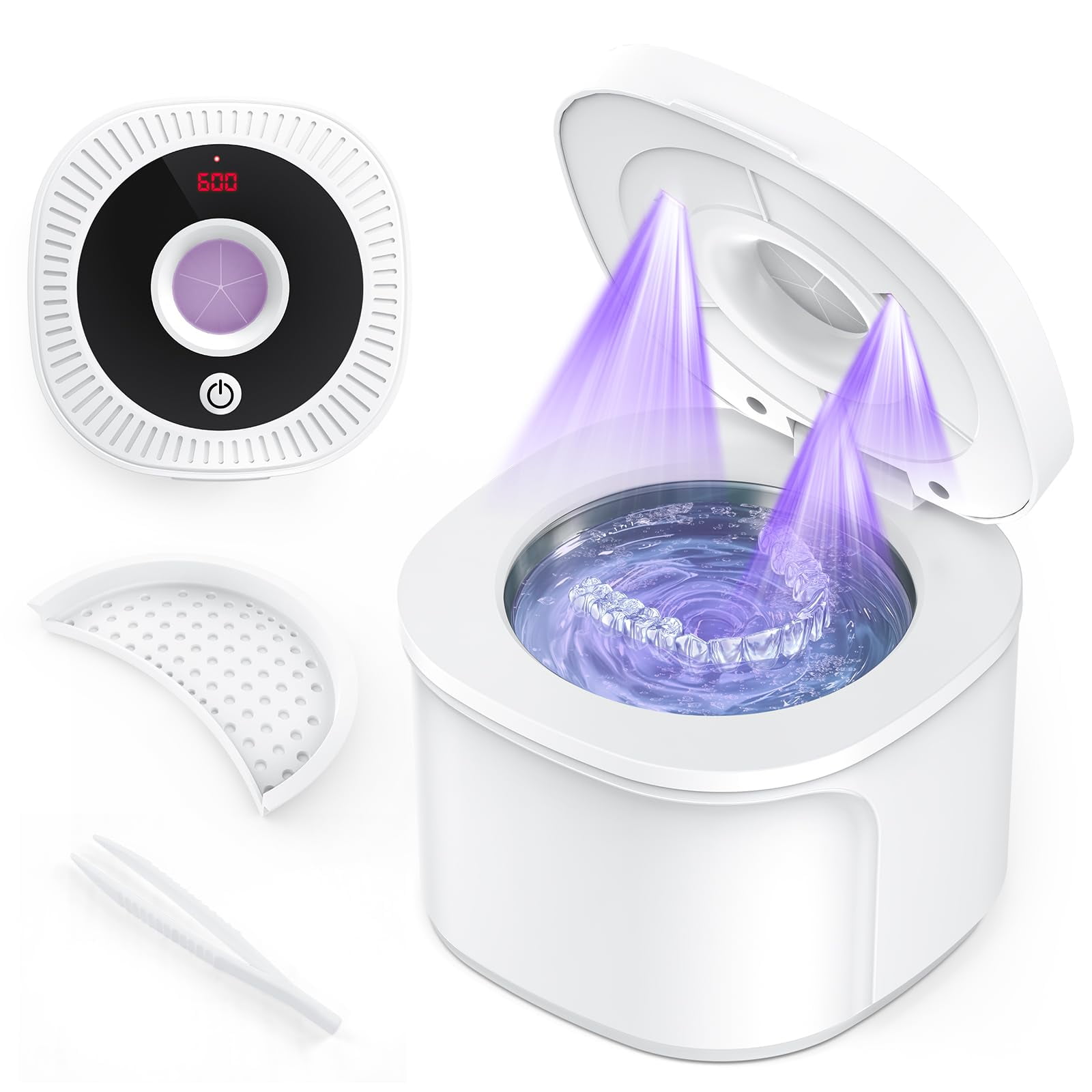 Ultrasonic Cleaner Machine for Retainers, Dentures, Mouthguards ...