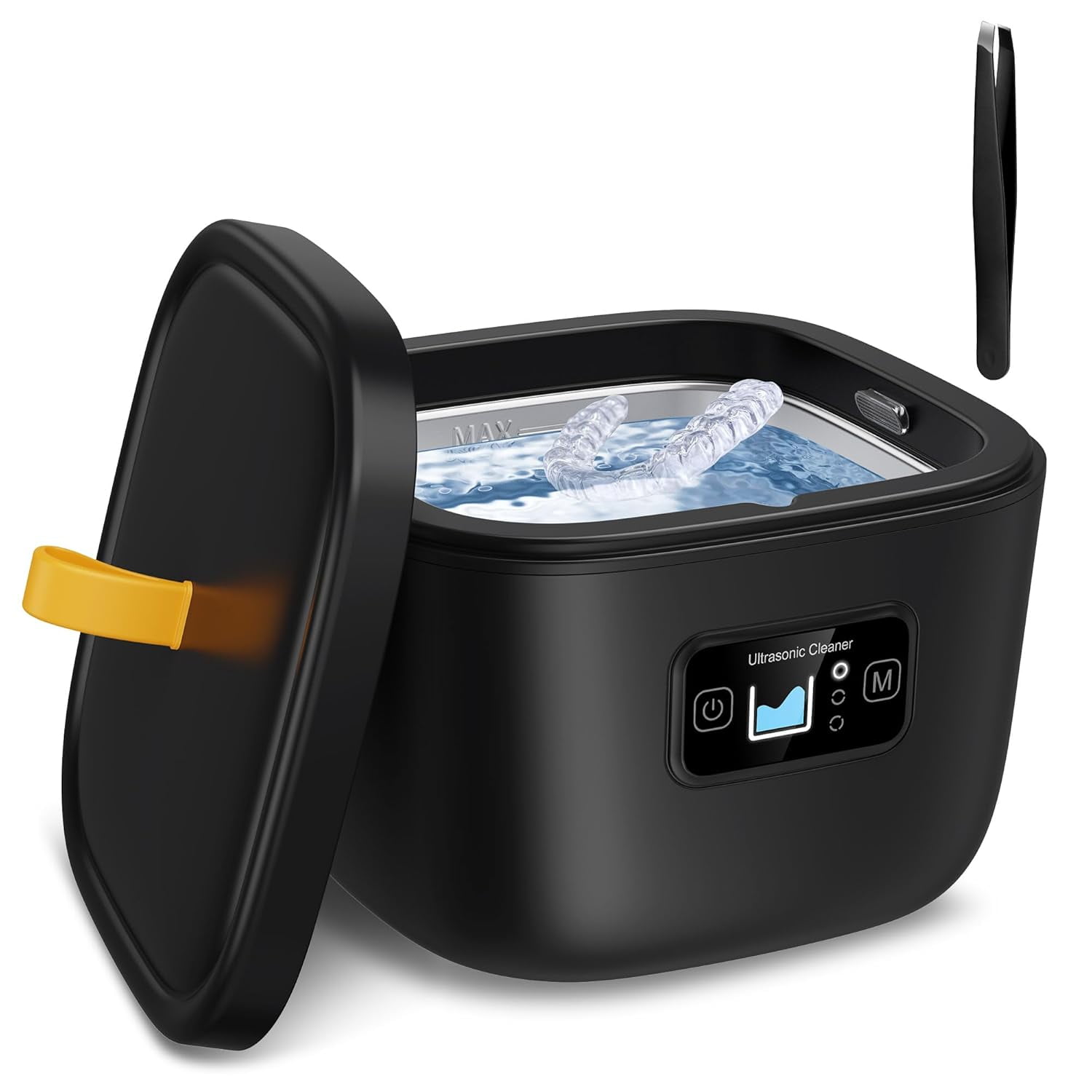 Ultrasonic Cleaner for Retainer, Denture, Mouth Guard, Aligner, Whitening Tray, Toothbrush Head ...