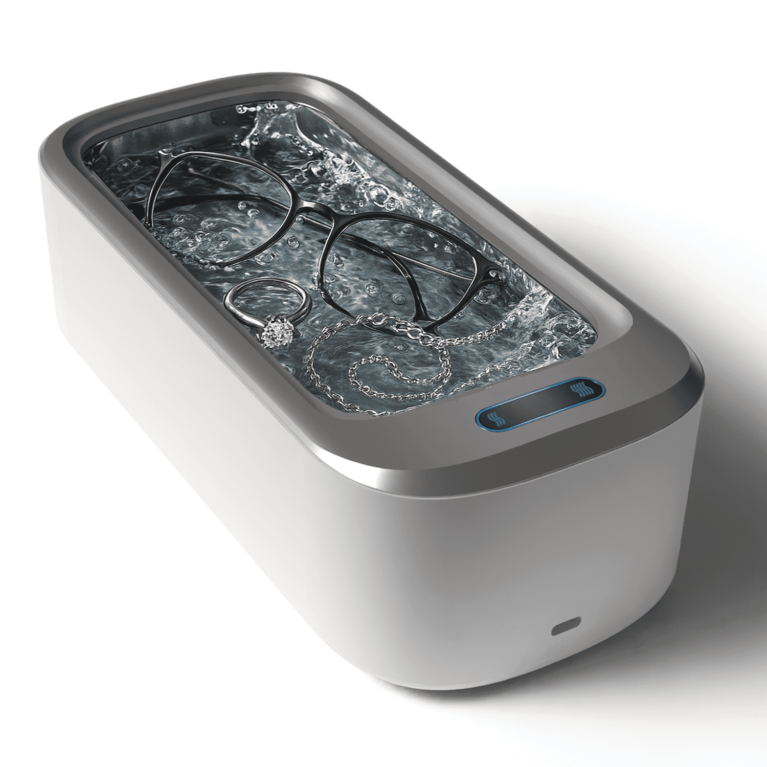 Ultrasonic Cleaner Set, 46KHz Portable Ultrasonic Jewelry Cleaner, 18Oz ...