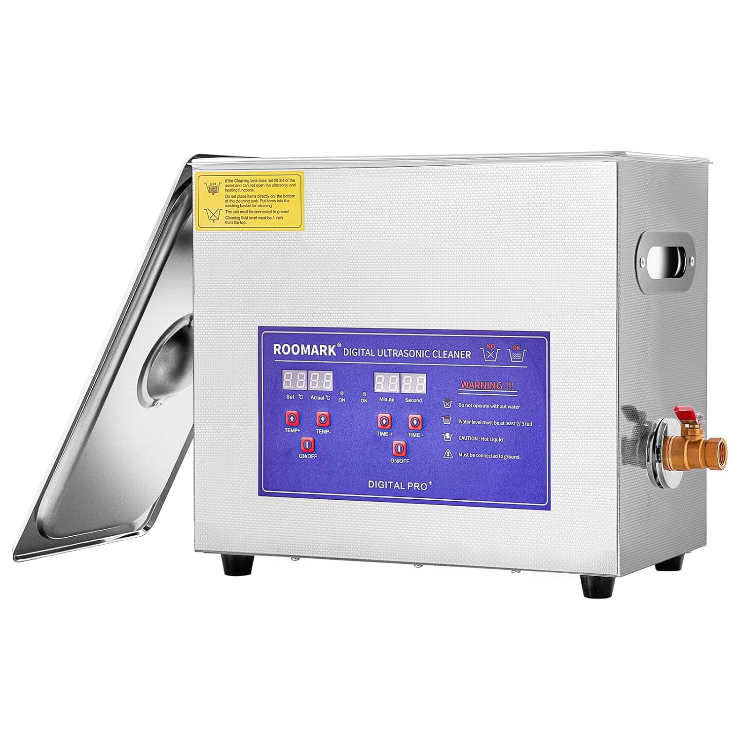 Ultrasonic Cleaner, Ultrasonic Cleaning Machine with Digital Timer ...