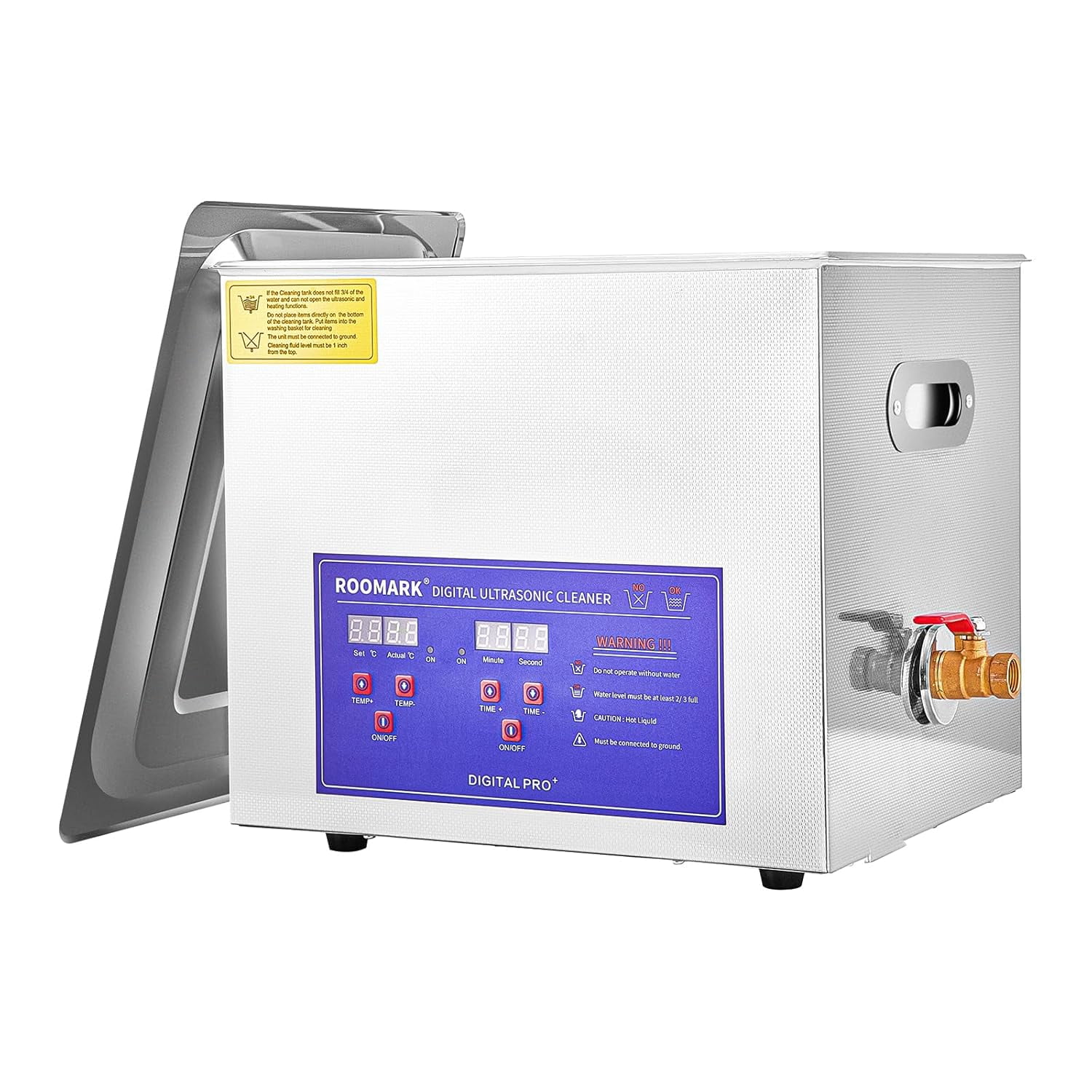 Ultrasonic Cleaner, Ultrasonic Cleaning Machine with Digital Timer ...
