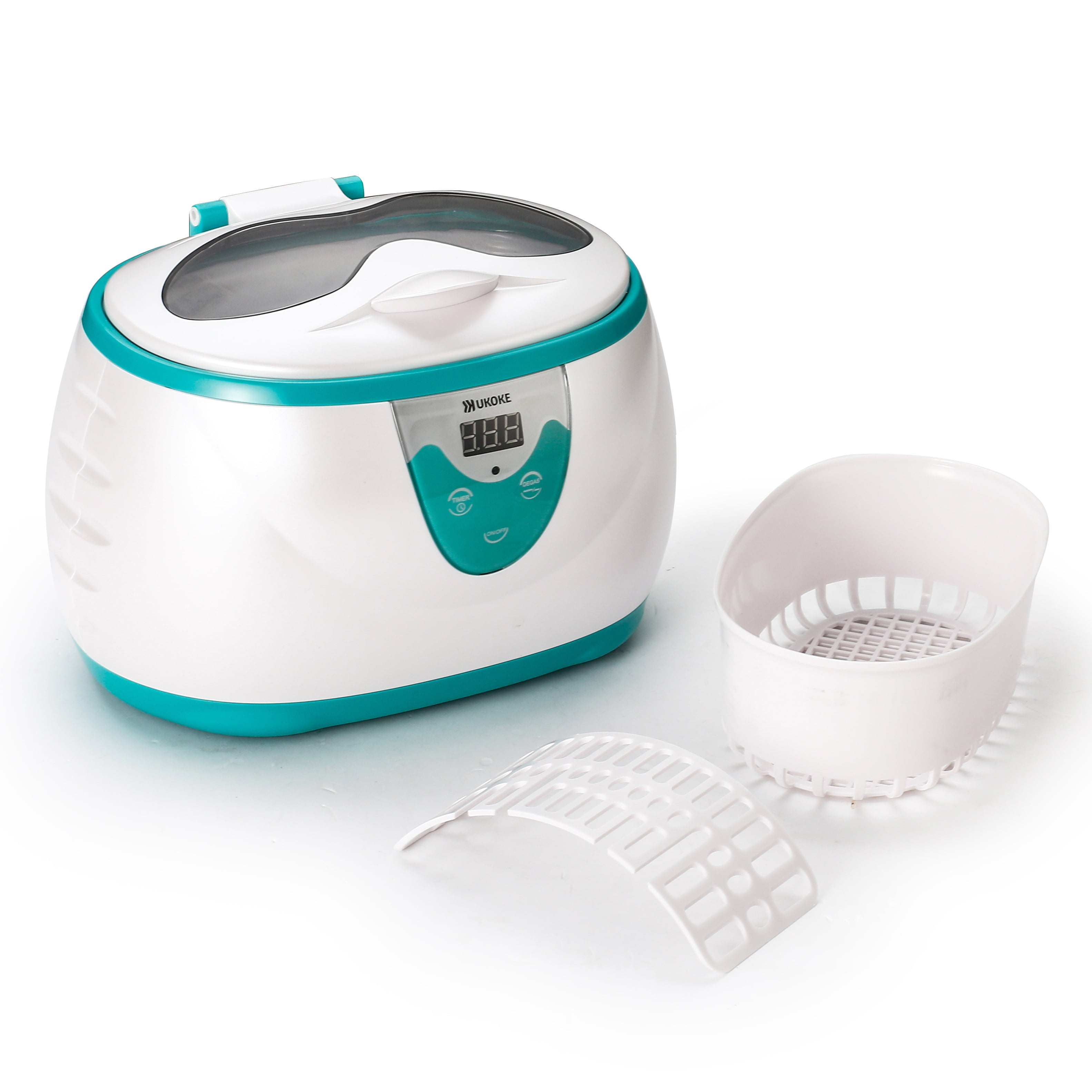 Ukoke Ultrasonic Professional Glasses & Jewelry Ring Cleaner with Timer ...