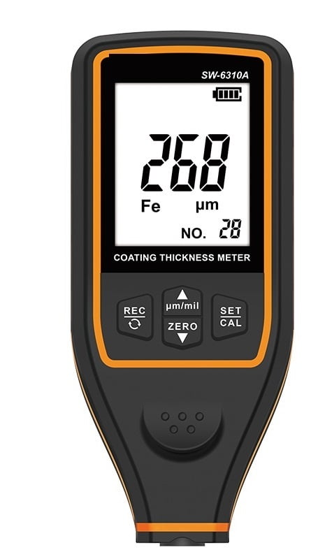 Ultrasonic Coating Thickness Gauge For Cars 0.1um/0-1700 Car Paint Film ...