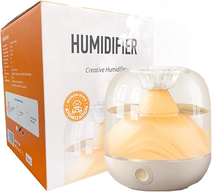 Ultrasonic Cool Mist Humidifer for Bedrooms with Night Light,700ML Top ...