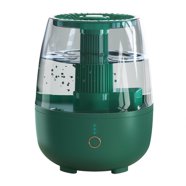Equate Warm Mist Humidifier, Visible, Filter Free, White & Blue, Top ...