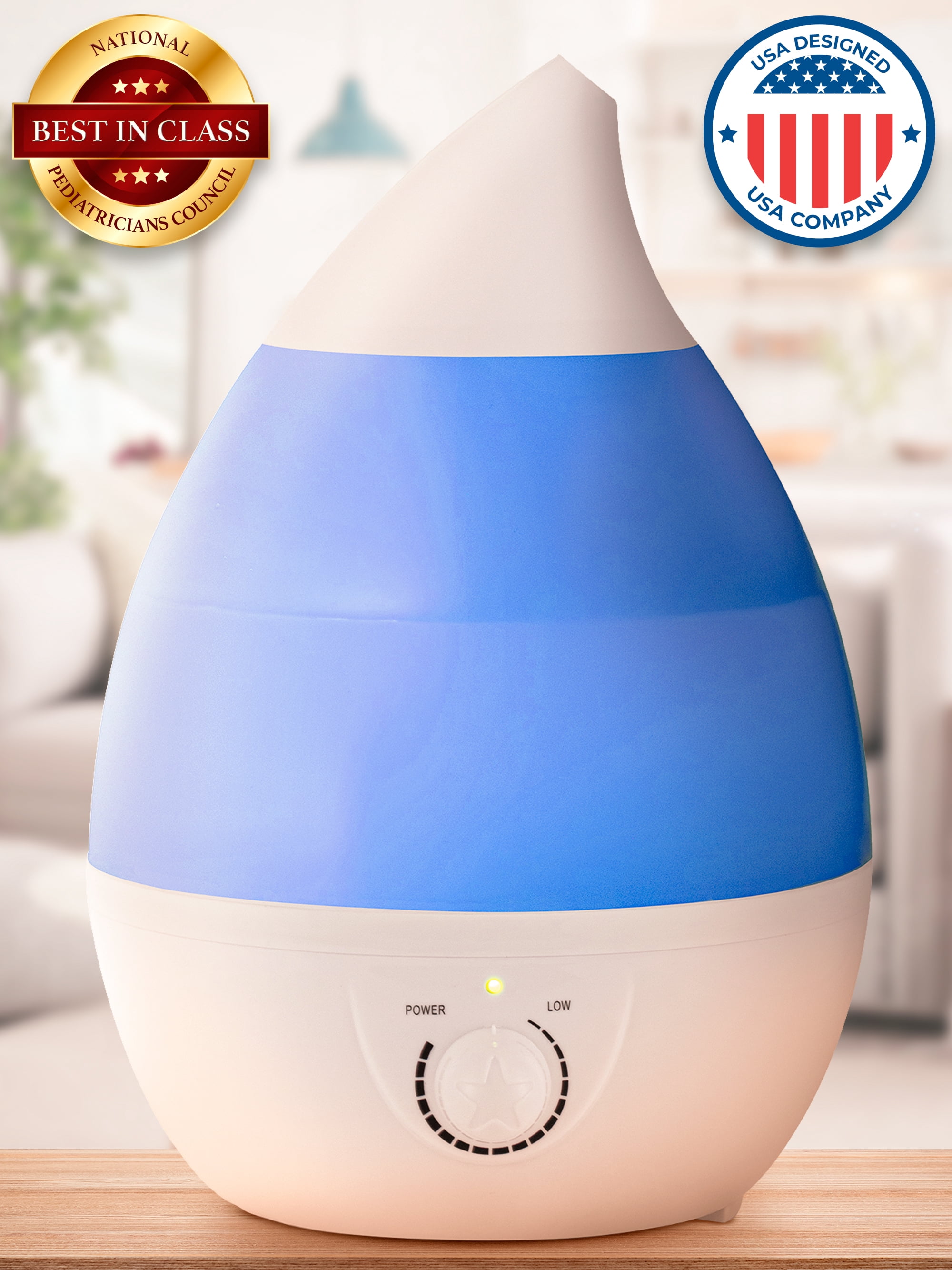 Mata1 Ultrasonic Cool Mist Humidifier for Large Rooms, Quiet Operation ...