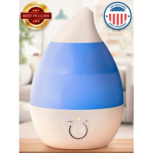 Mata1 Ultrasonic Cool Mist Humidifier for Large Rooms, Quiet Operation ...