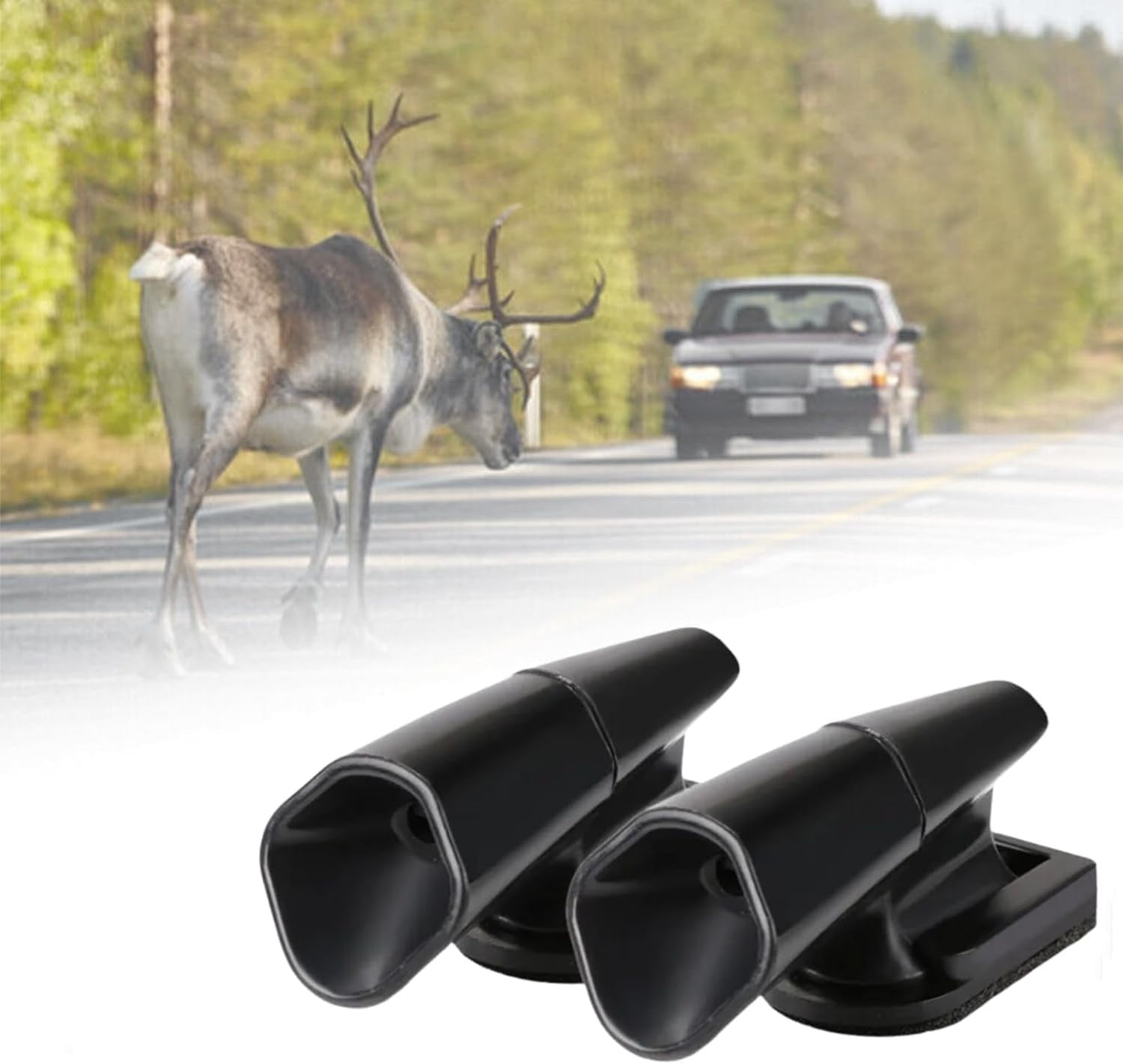 Ultrasonic Deer Warning Whistle Repeller for Car, 2024 New Deer Whistle ...
