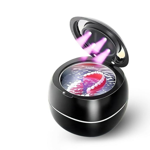 Ultrasonic Denture Cleaner Machine,Portable 42kHz with UV Light Sonic ...