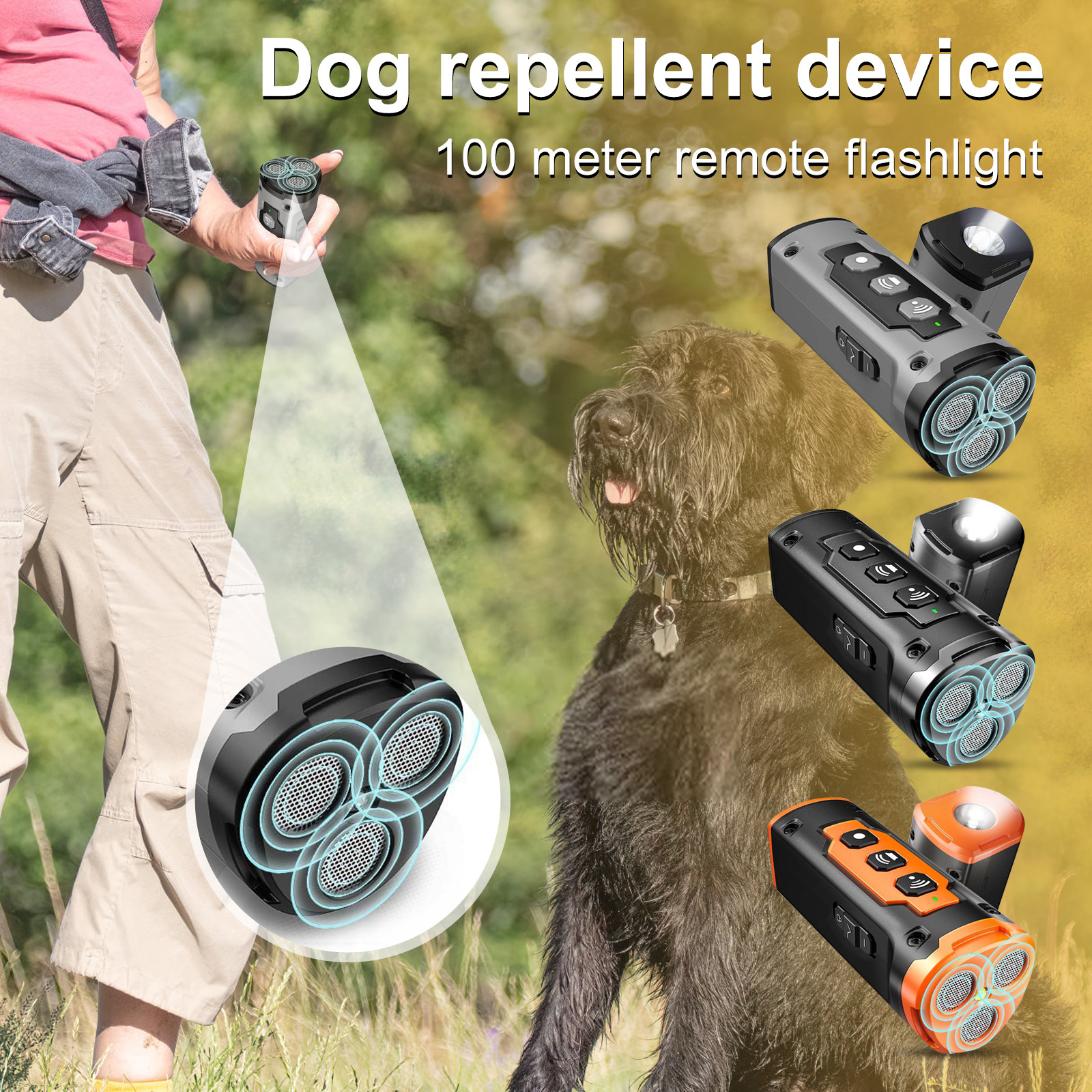 Ultrasonic Dog Bark Deterrent Device, Stops Bad Behavior | Long Range ...
