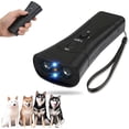 Ultrasonic Dog Bark Deterrent Device with Flashlight, Portable Pet ...