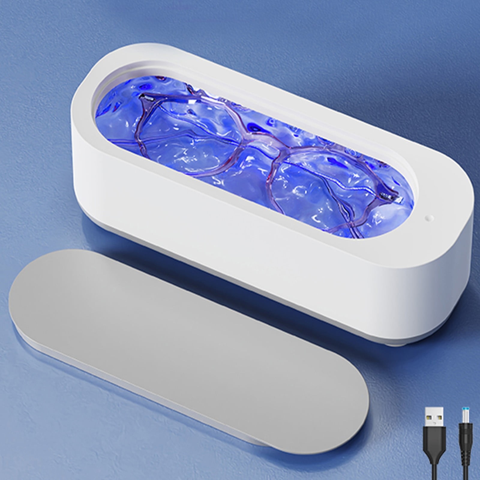 Ultrasonic Eyeglass Cleaner Machine | Portable Multifunctional Jewelry Watch Razor Glasses ...