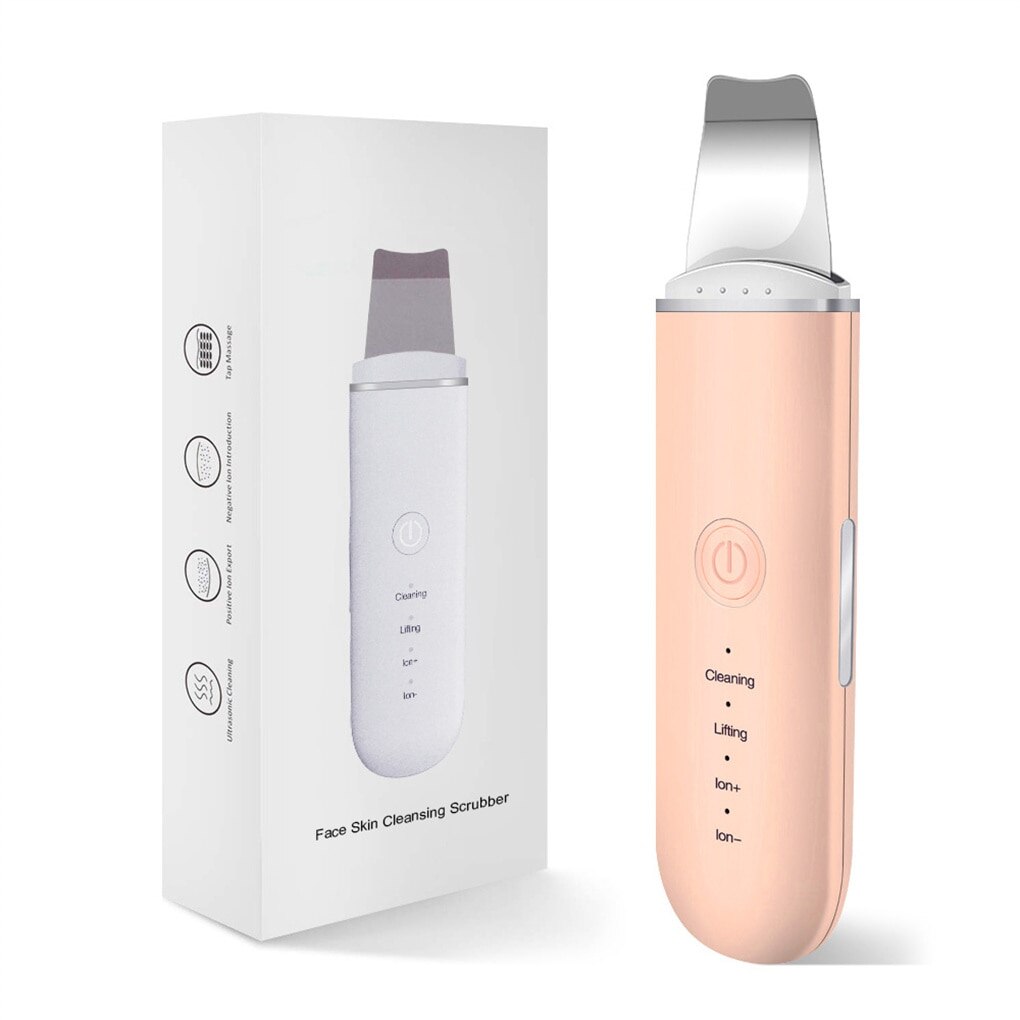 Ultrasonic Facial Skin Scrubber Deep Facial Cleaning Machine Removal ...