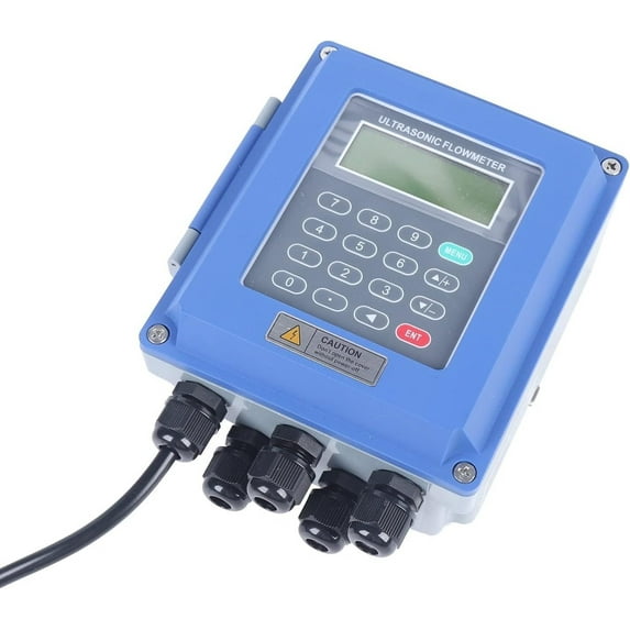 Ultrasonic Flow Meter TUF-2000B Wall-Mount Liquid Flowmeter With TM-1/TL-1/ TS-2 Transducer ...