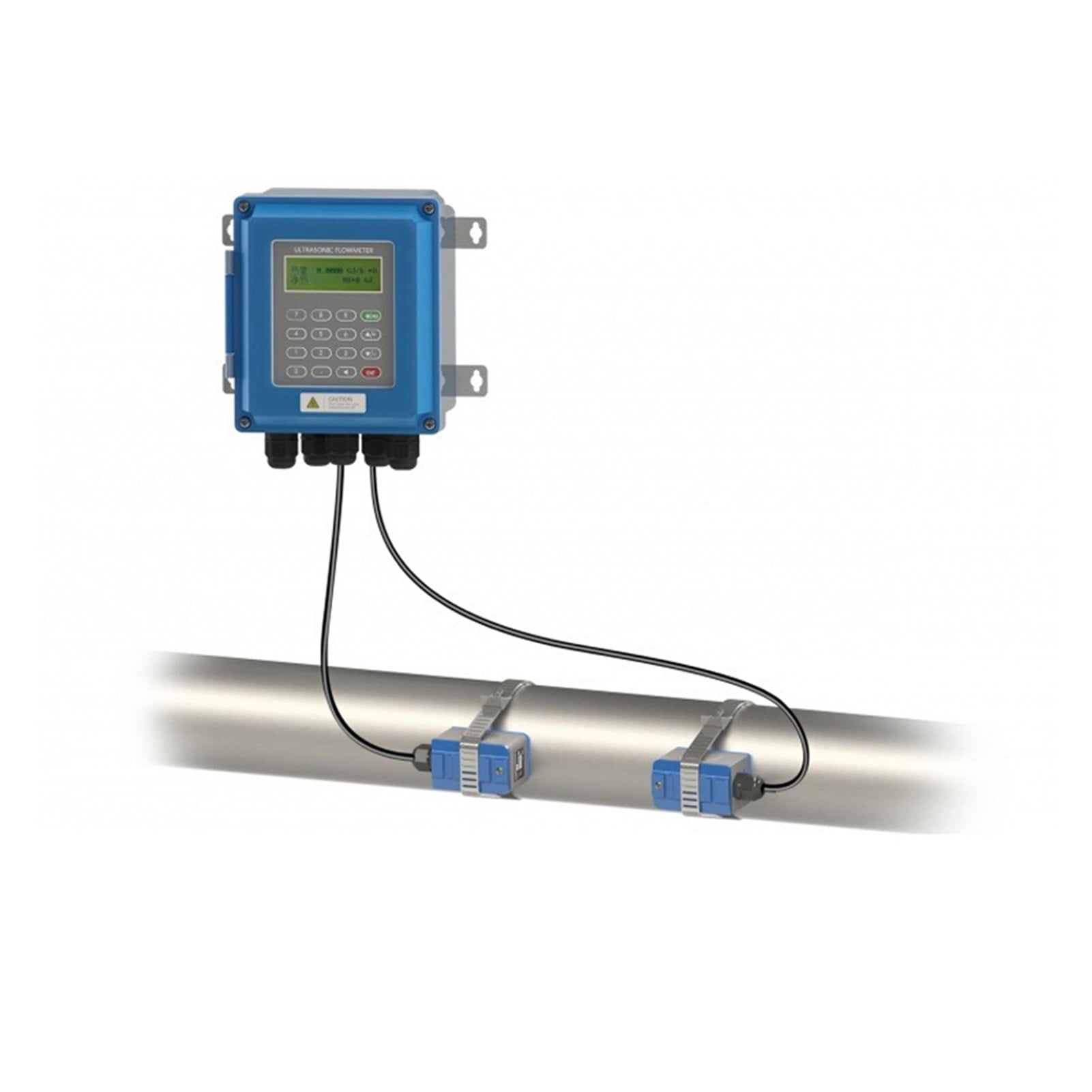 Ultrasonic Flowmeter TUF-2000B-TS-2 Transducer DN25mm-DN100mm ...