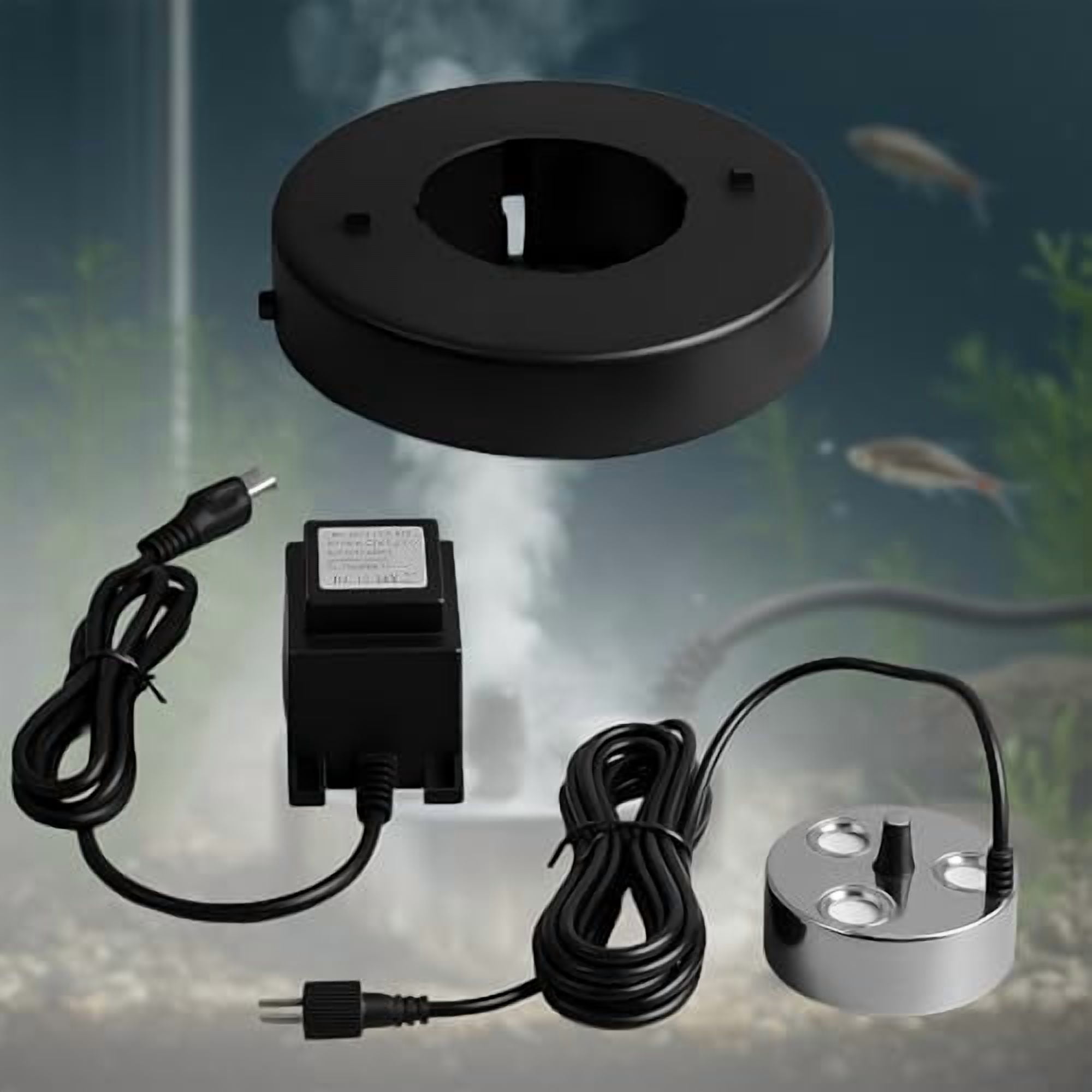 Ultrasonic Fogger, 3 Head Mist Maker Fogger, Air-Cooled Ultrasonic ...