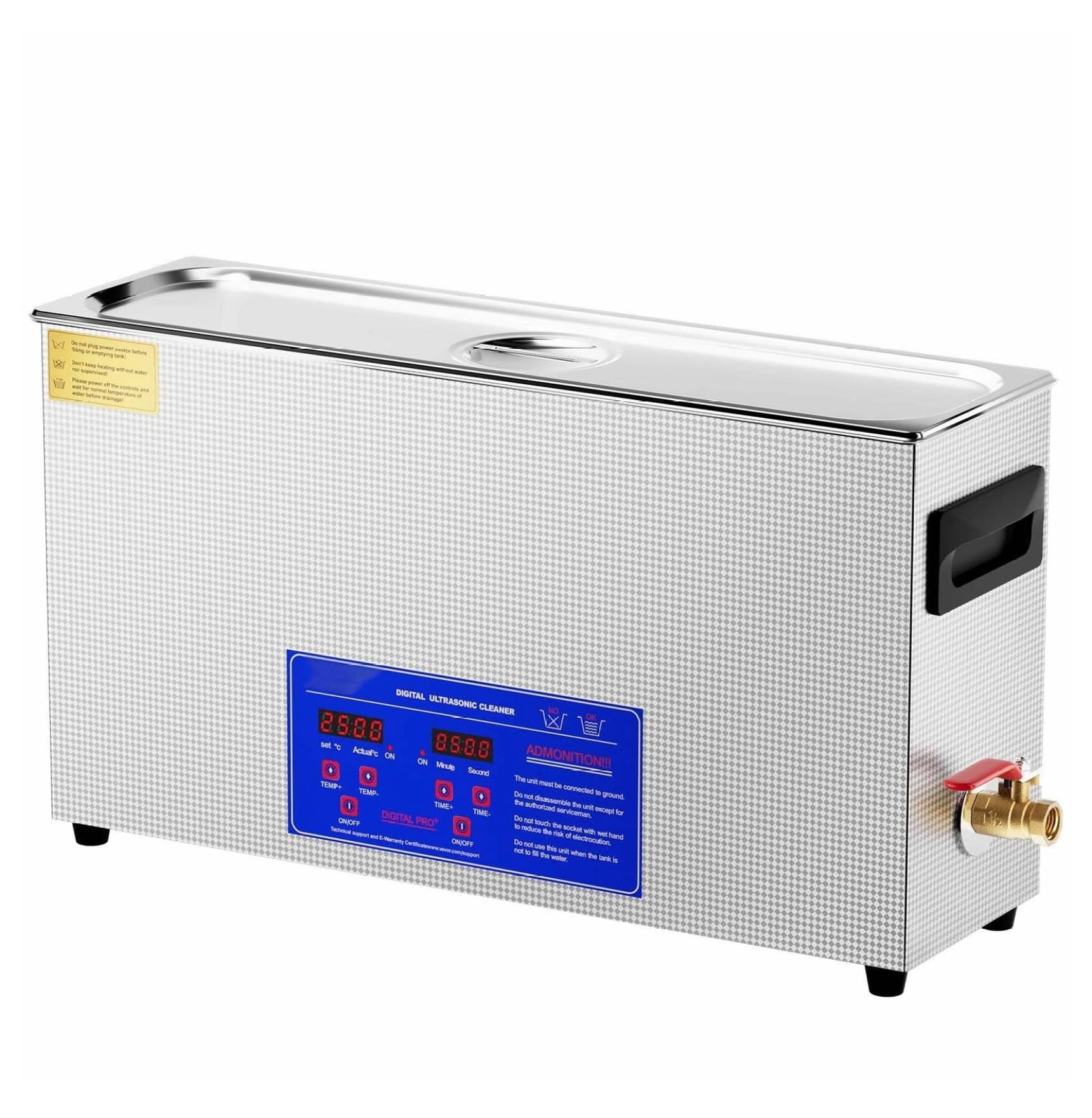 Ultrasonic Gun Cleaner 10L, 300W Professional Sonic Cleaning Machine ...
