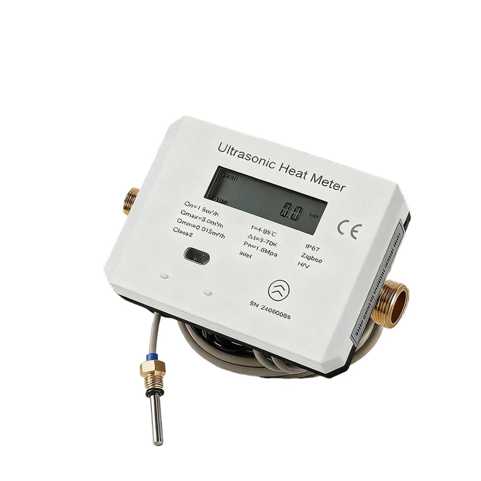 Ultrasonic Heat Meter LCD Display Air Conditioner Cold And Heat Water ...