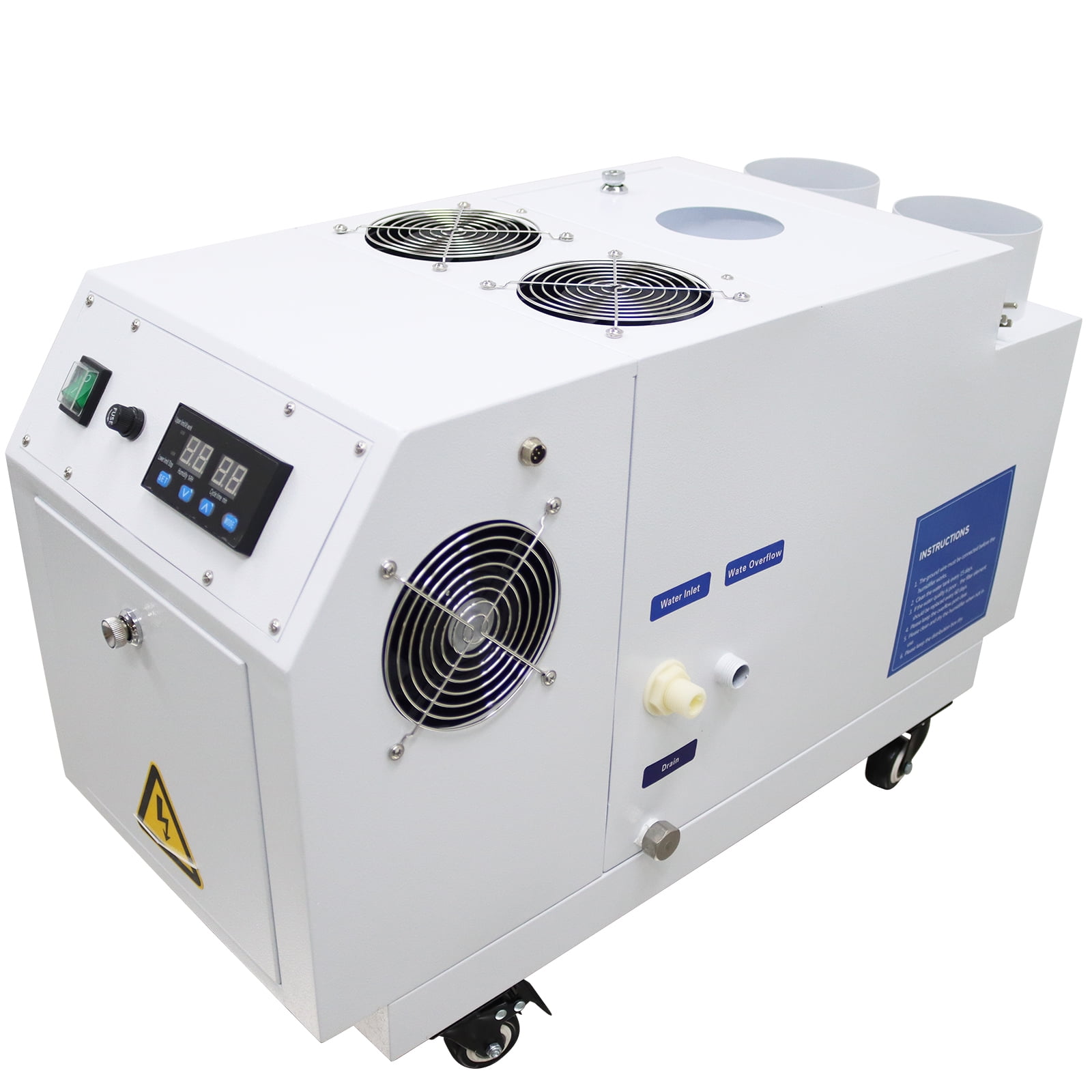 Ultrasonic Industrial Humidifier Cooler Sprayer 13.5kg/h Commercial ...
