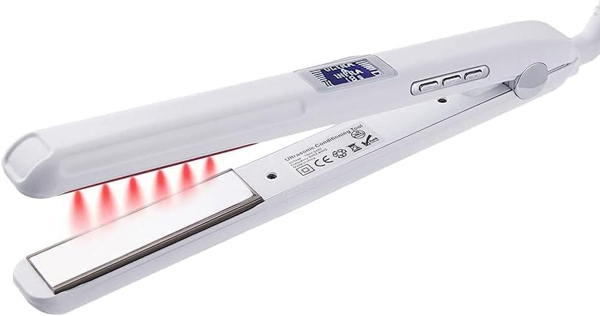 Ultrasonic Infrared Hair Straightener Care Cold Flat Iron for Hair ...