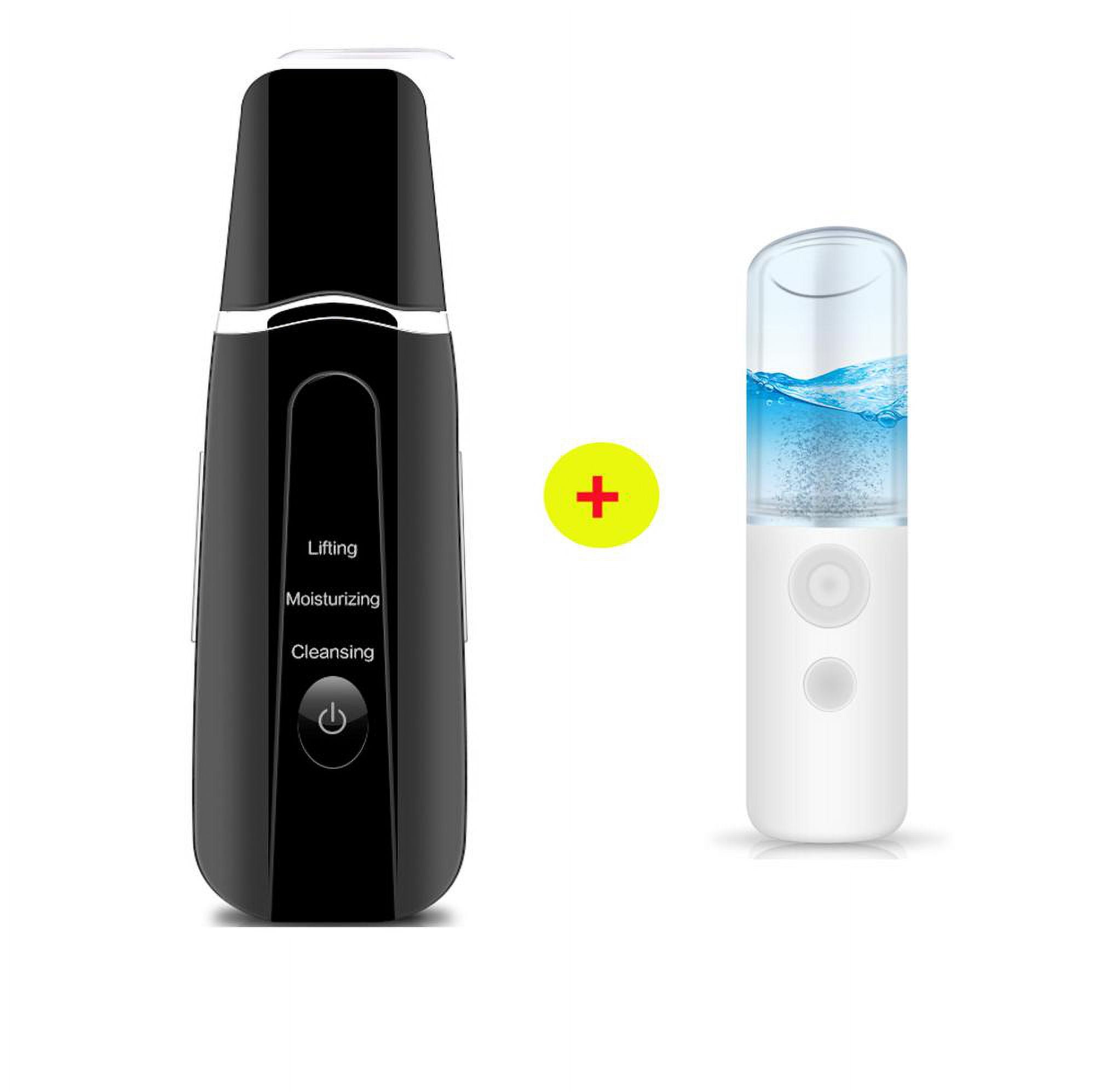 Ultrasonic Ion Skin Scrubber Face Massage Cleaning Peeling Vibration ...