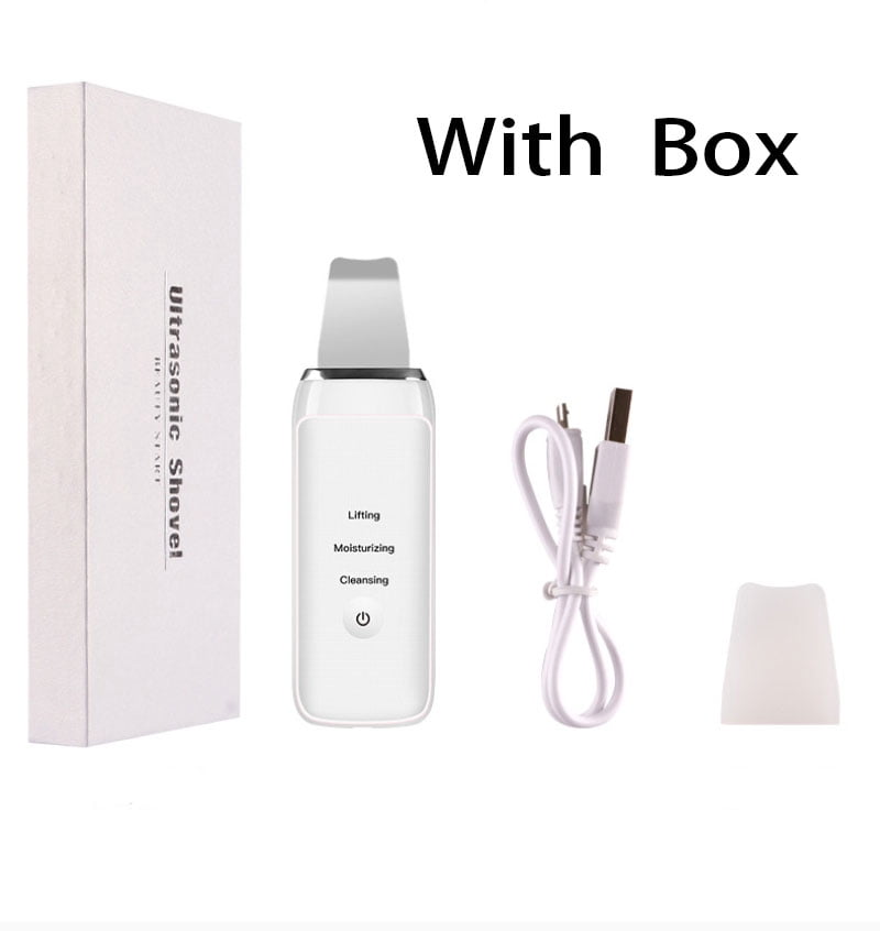 Ultrasonic Ion Skin Scrubber Facial Care Ultrasonic Cleaner Blackhead ...