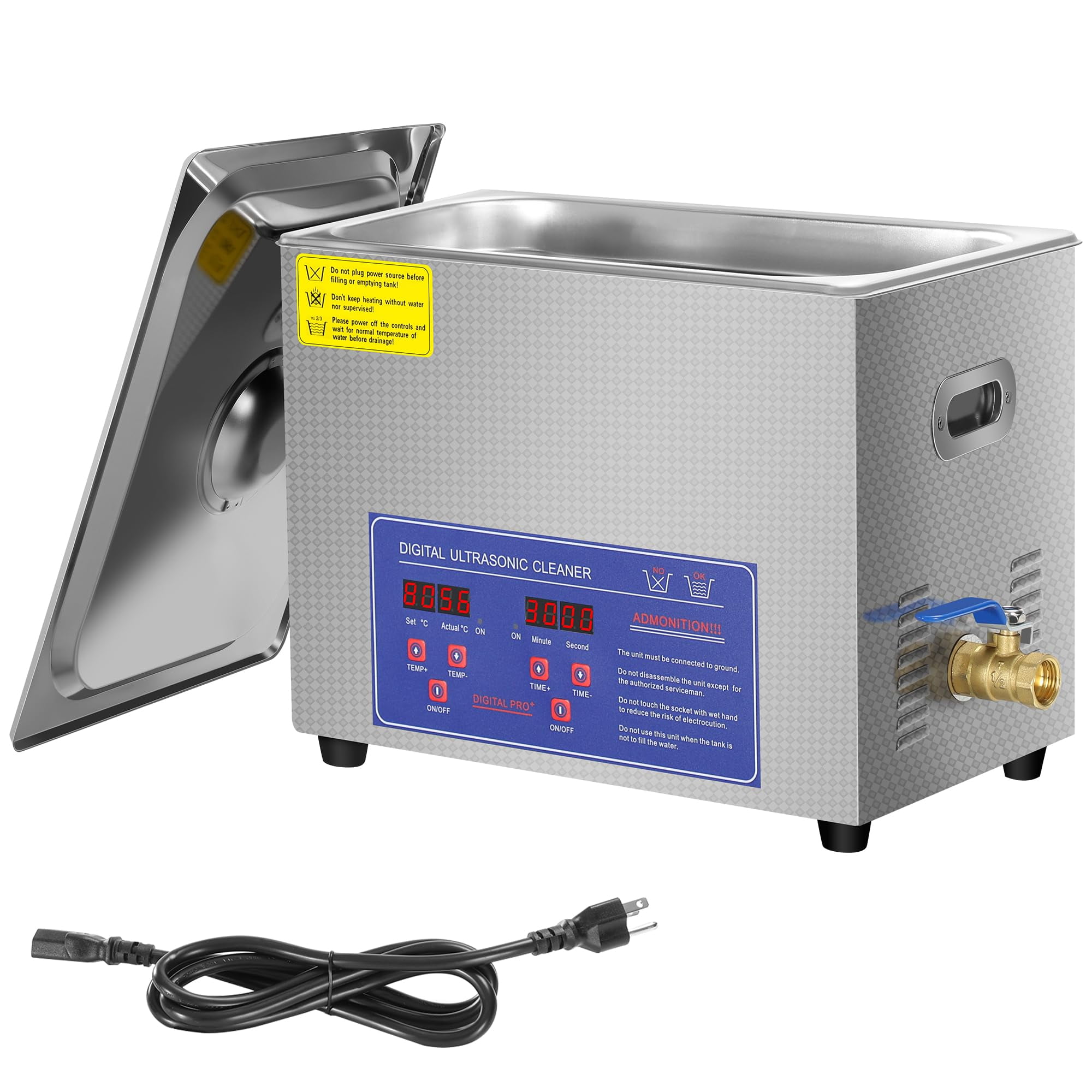 Free Shipping! Ultrasonic Jewelry Cleaner, 10L Professional Ultrasonic ...