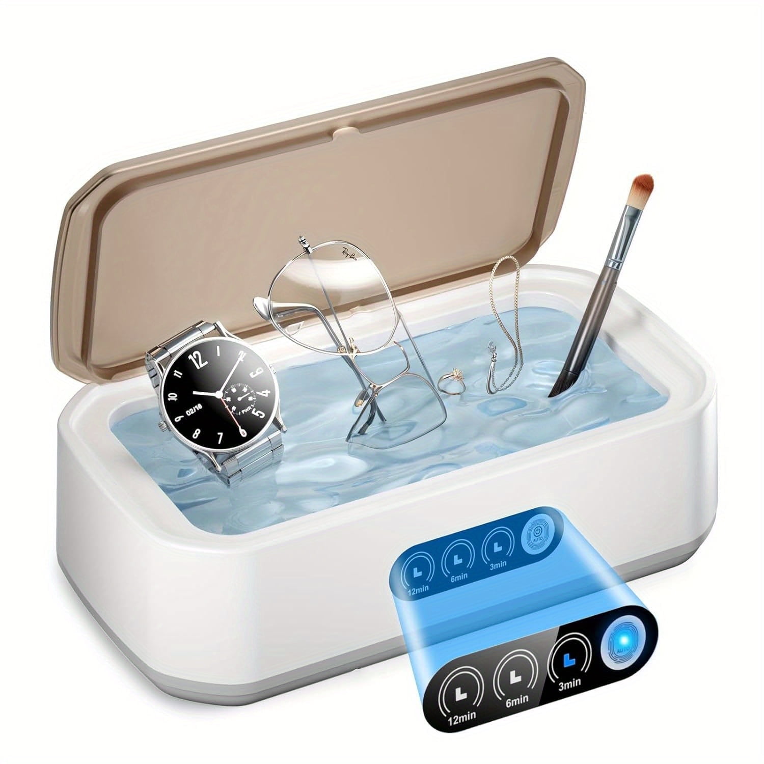 Ultrasonic Jewelry Cleaner, 48khz Jewelry Cleaner Ultrasonic Machine 3 ...