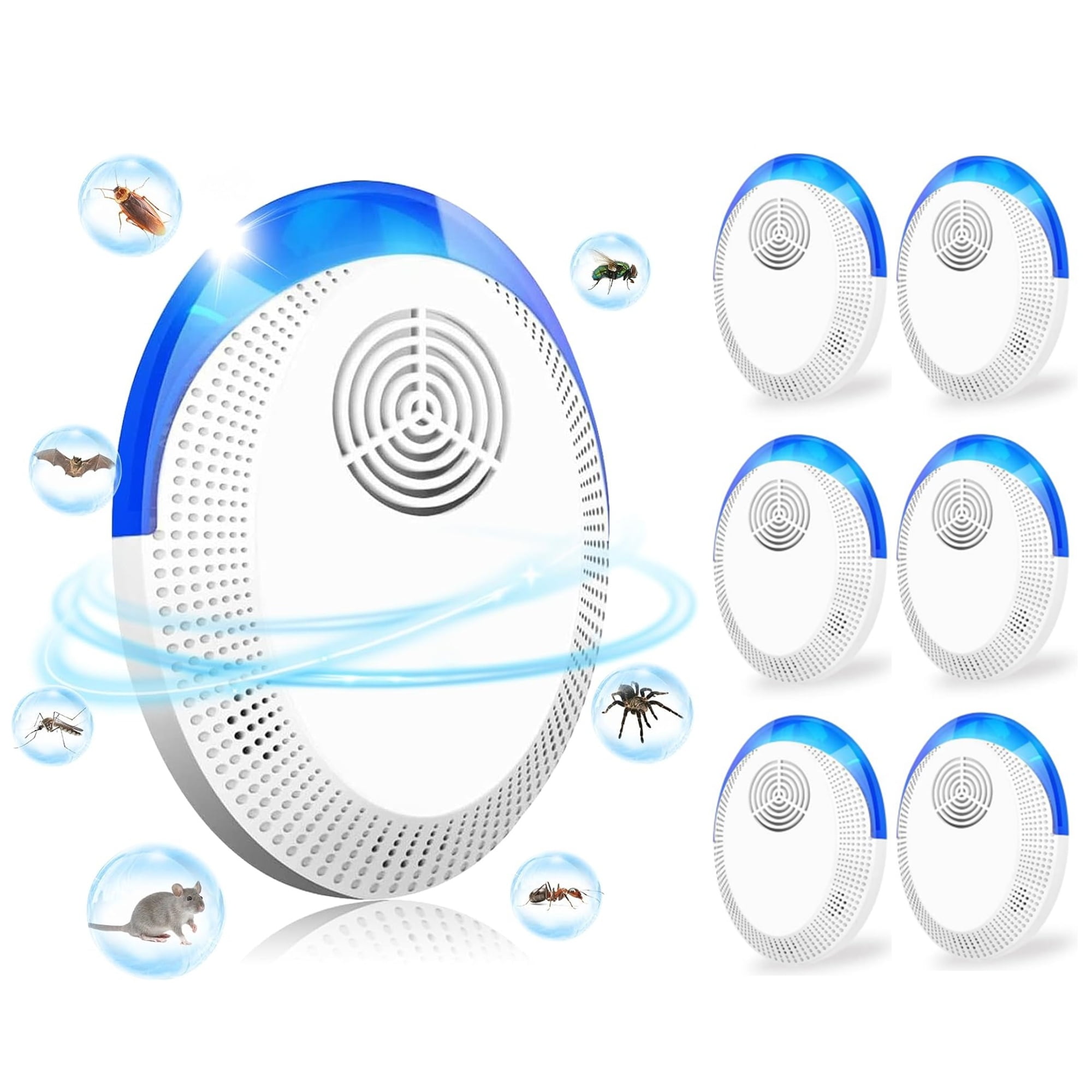 Ultrasonic Mouse Repellent 6 Pack, Ultrasonic Pest Repeller Reject Mice ...