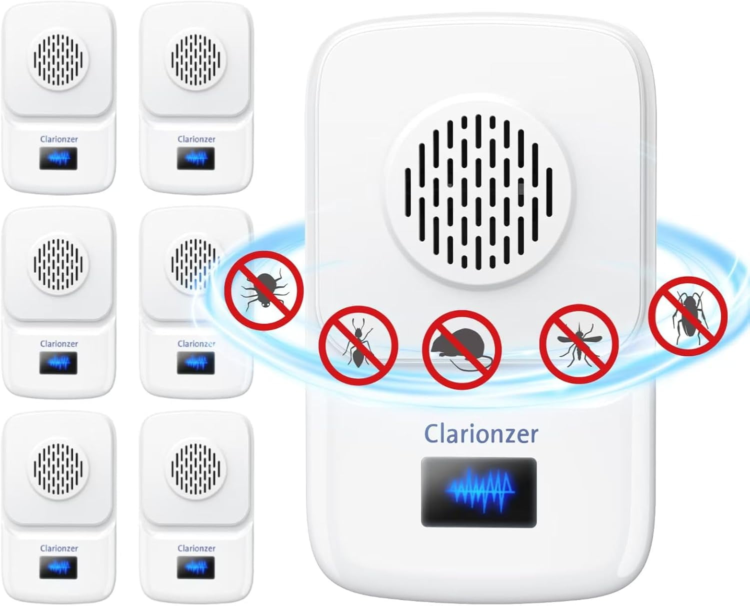 Ultrasonic Pest Control Repeller (6 Pack) - Pest Control Repeller Plug ...