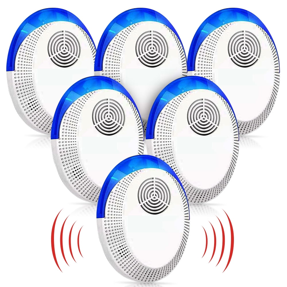 Ultrasonic Pest Repeller 6 Pack, 2021 Upgrade Electronic Indoor Insects ...