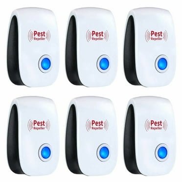 6-Pack Ultrasonic Pest Repeller, Electronic Rodent & Insect Repellent ...
