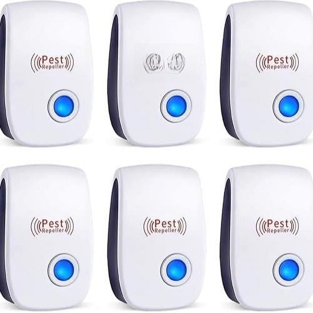 Ultrasonic Pest Repeller (6-Pack) - Electronic Plug-in Indoor Pest ...