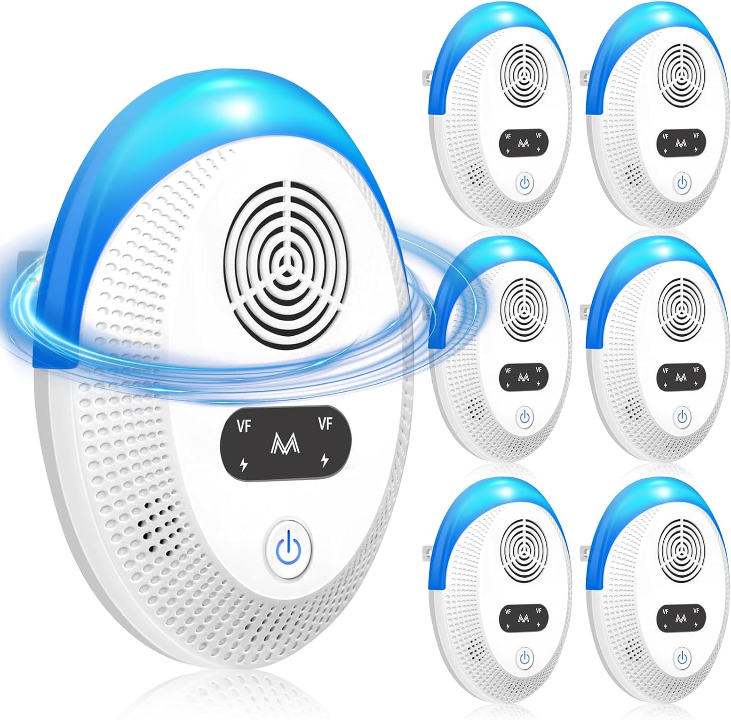 Ultrasonic Pest Repeller 6 Pack, Mouse Repellent Electronic Plug in ...