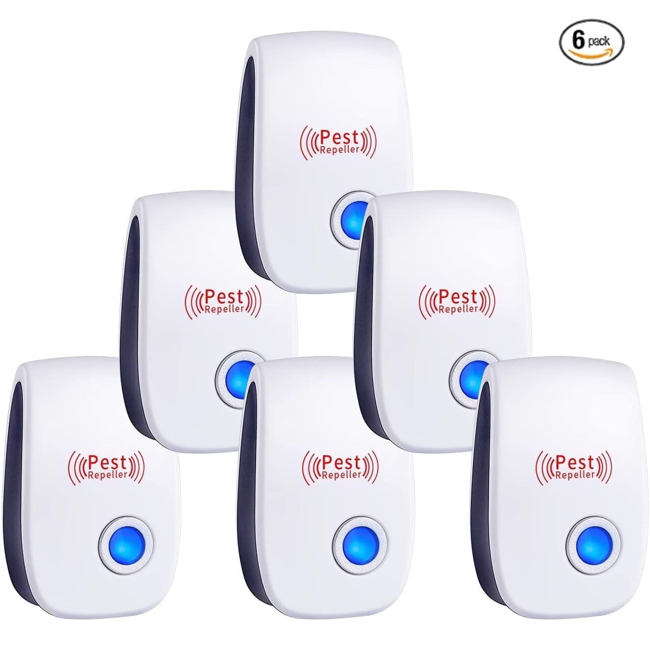 Ultrasonic Pest Repeller 6 Pack.Pest Control Ultrasonic Repellent ...