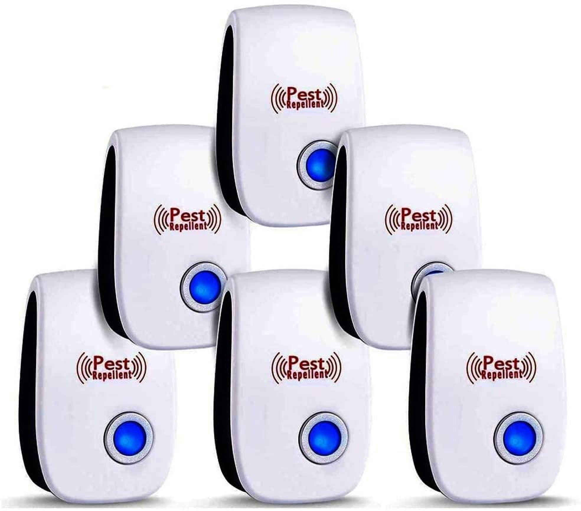 Ultrasonic Pest Repeller 6 Pack, Pest Repellent Plug In Indoor Pest ...