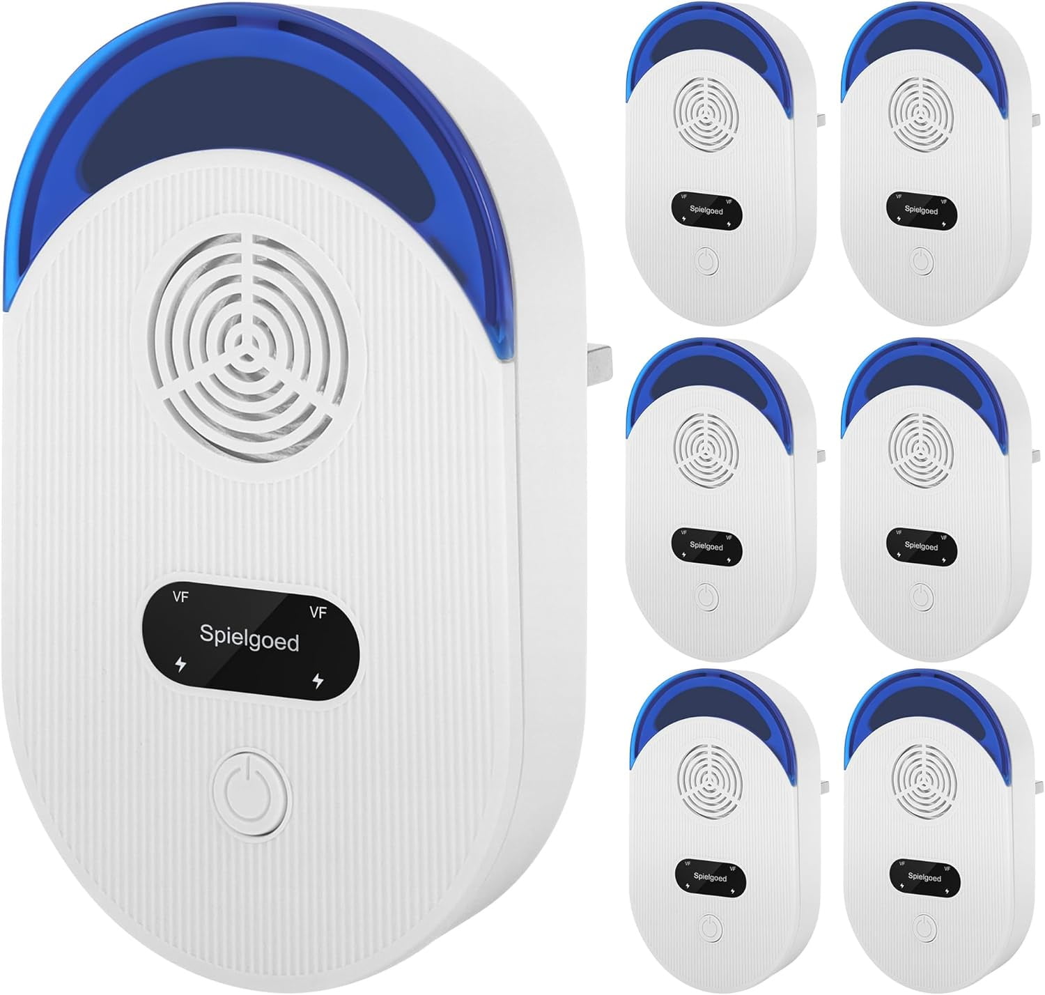 Ultrasonic Pest Repeller 6 Packs, Electronic Plug in Sonic Repellent ...