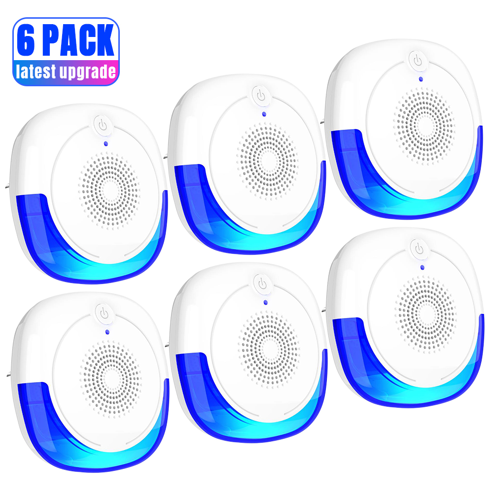 Ultrasonic Pest Repeller, 6 Packs Pest Repellent Electronic Plug ...