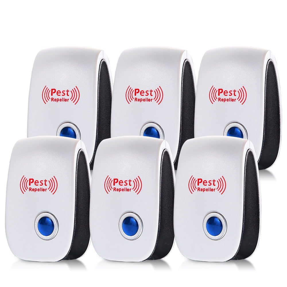 Ultrasonic Pest Repeller 6Pack, Upgraded Electronic Pest Repellent ...