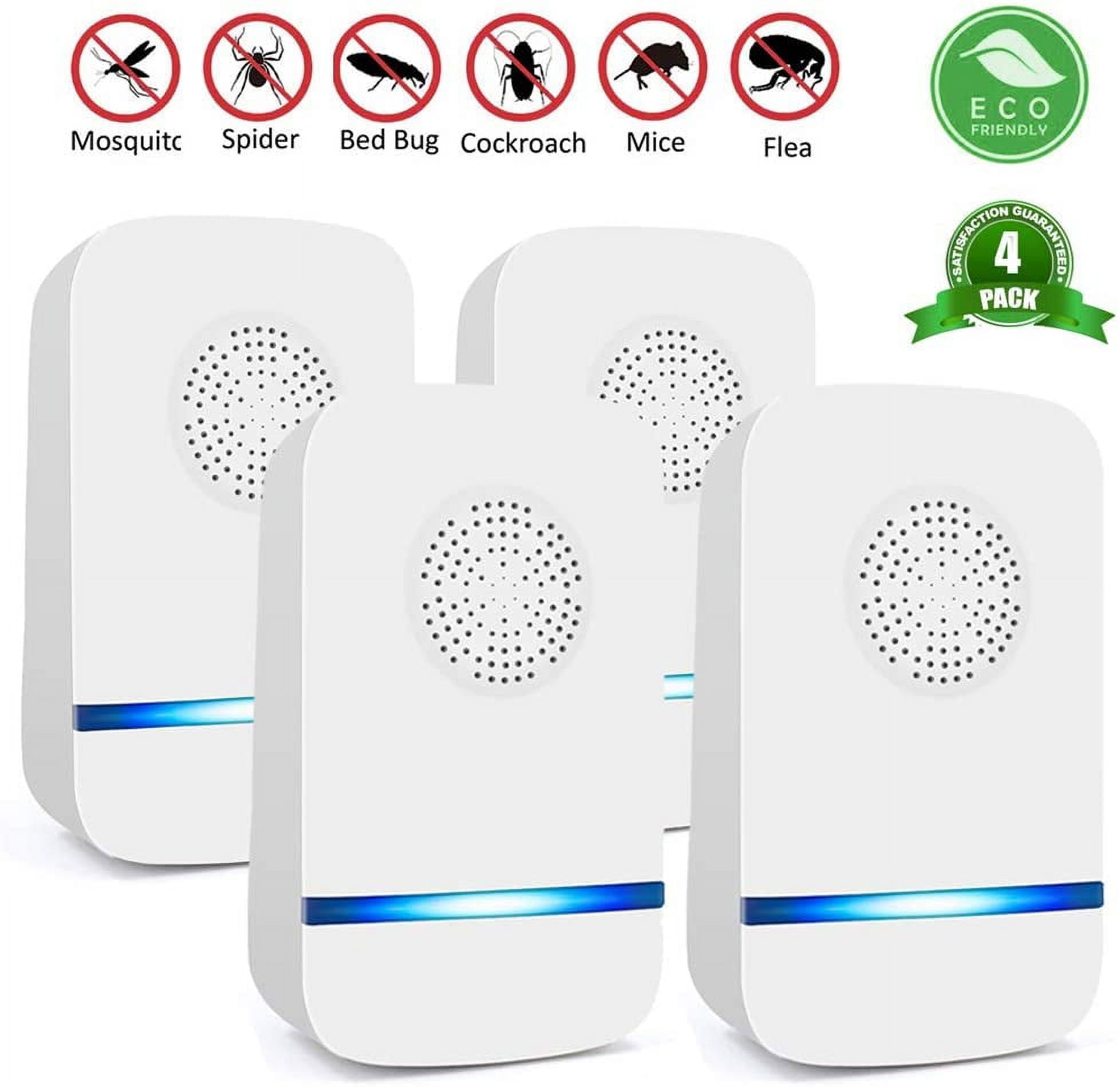 Ultrasonic Pest Repeller, Electronic Plug in Pest Control Indoor Use ...