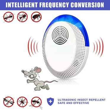 6-Pack Ultrasonic Pest Repeller, Electronic Rodent & Insect Repellent ...