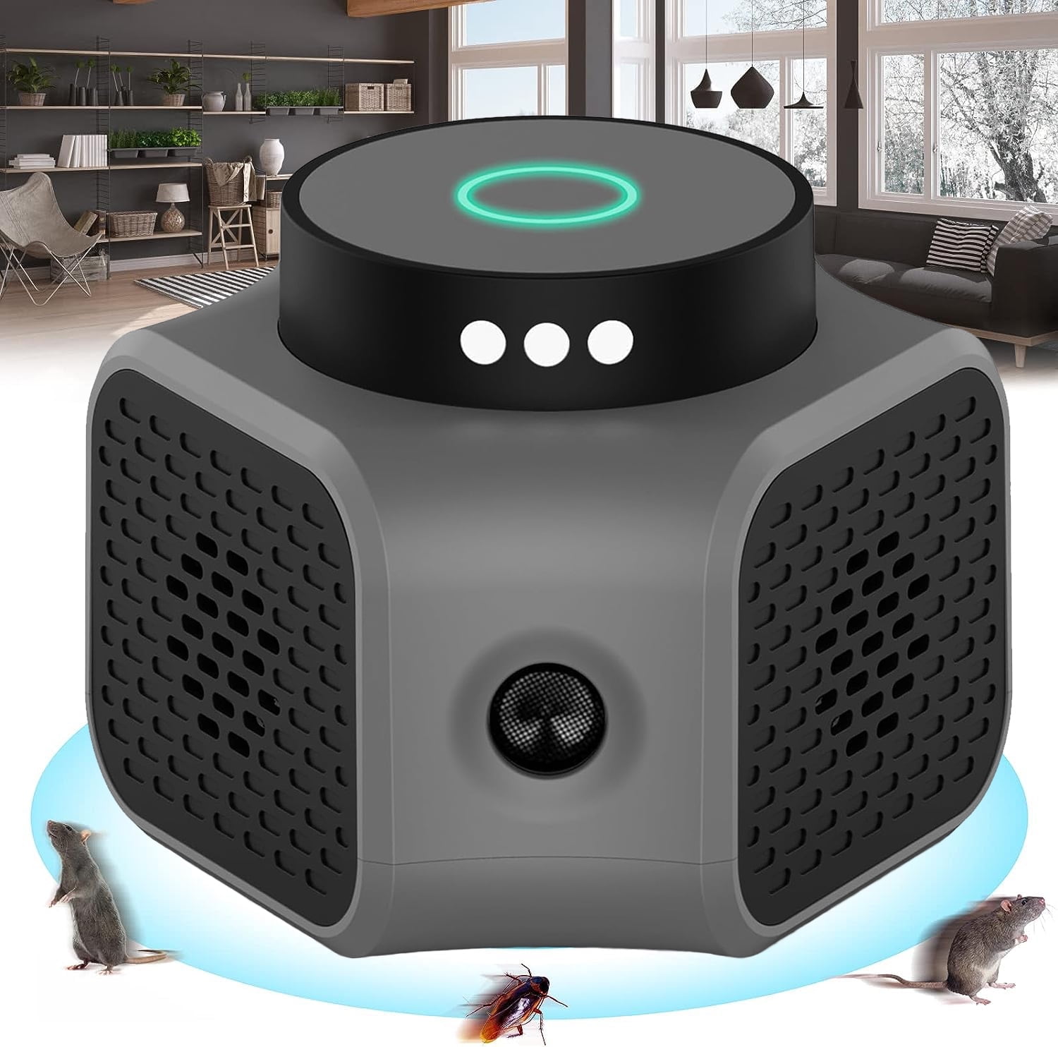 Ultrasonic Pest Repeller Mice Repellent Plug-ins, Squirrels Rodent ...