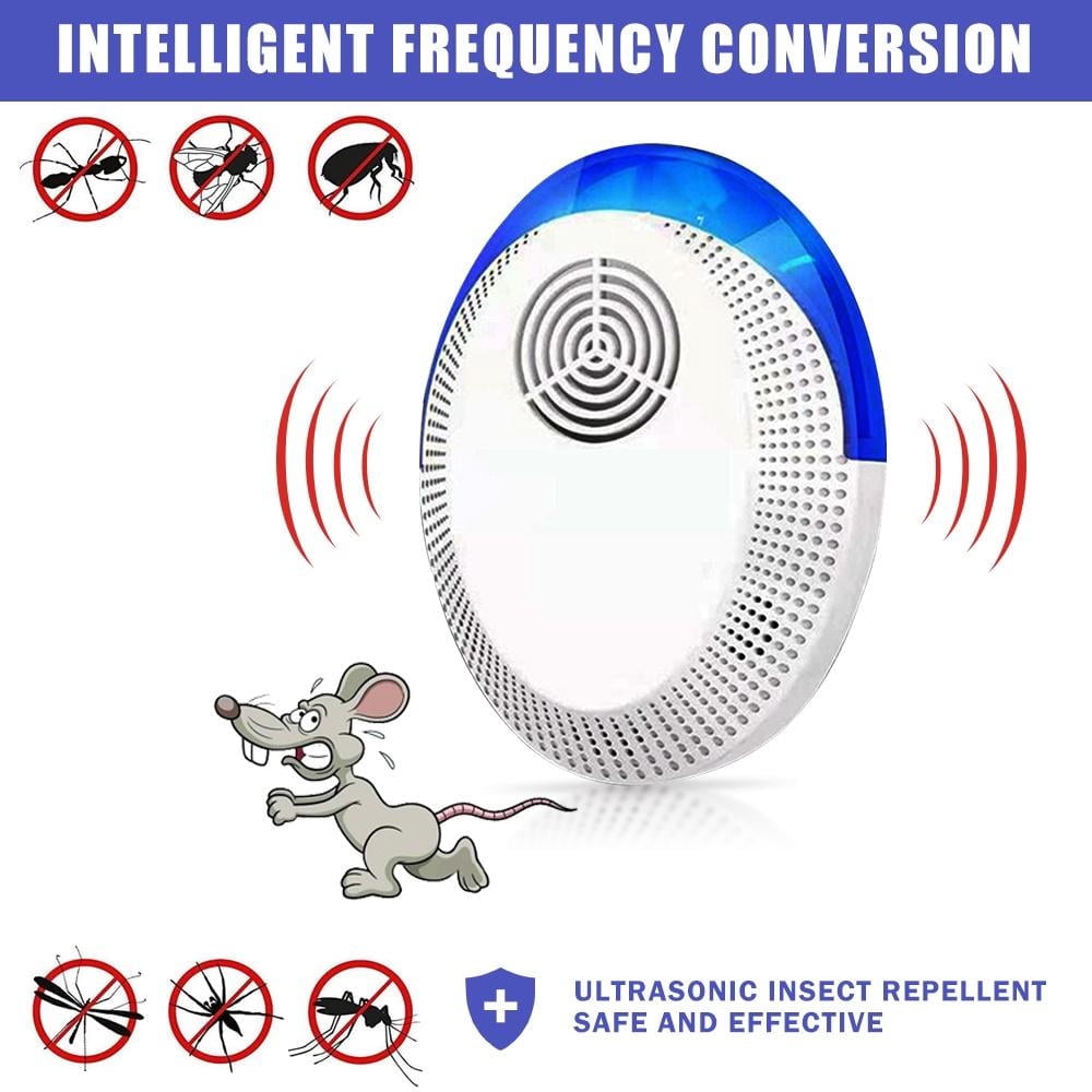 Ultrasonic Pest Repeller Outdoor & Indoor Hooray Ultrasonic Insect and ...