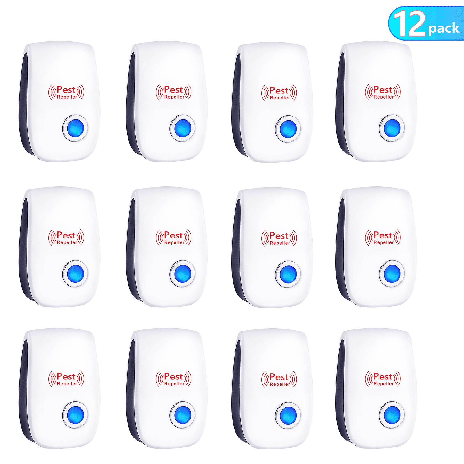 Ultrasonic Pest Repeller Pest Repellent 6 Pack, Pest Control Plug in ...